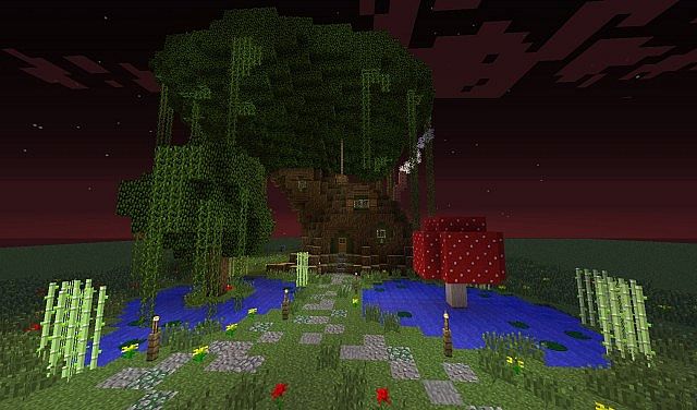 Swamp Treehouse Minecraft Map