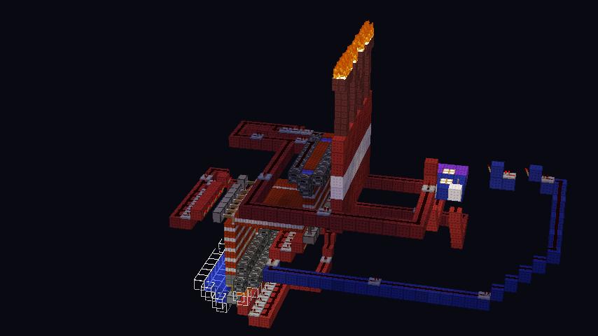 Auto-Matic TNT Cannon Minecraft Map