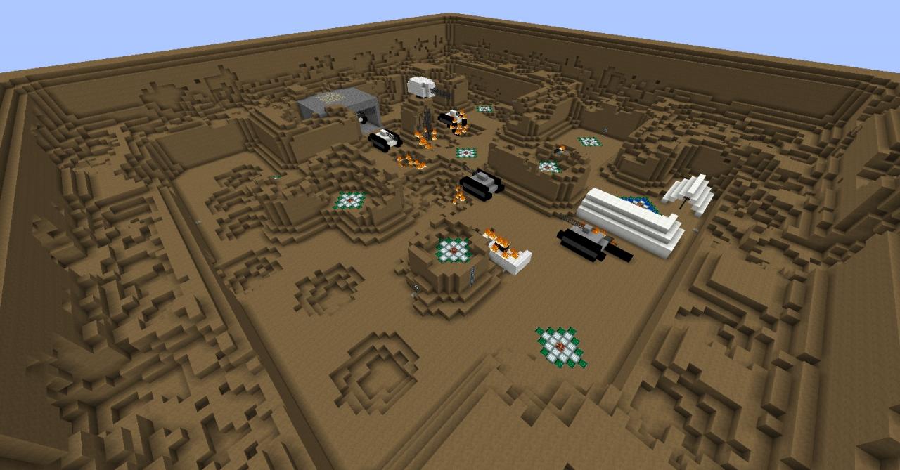 Ultimate war: Control point map (PvP) [1.6] Minecraft Map