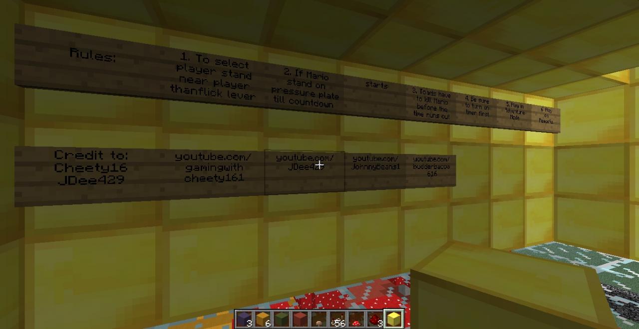 Mario Chase Minecraft Map