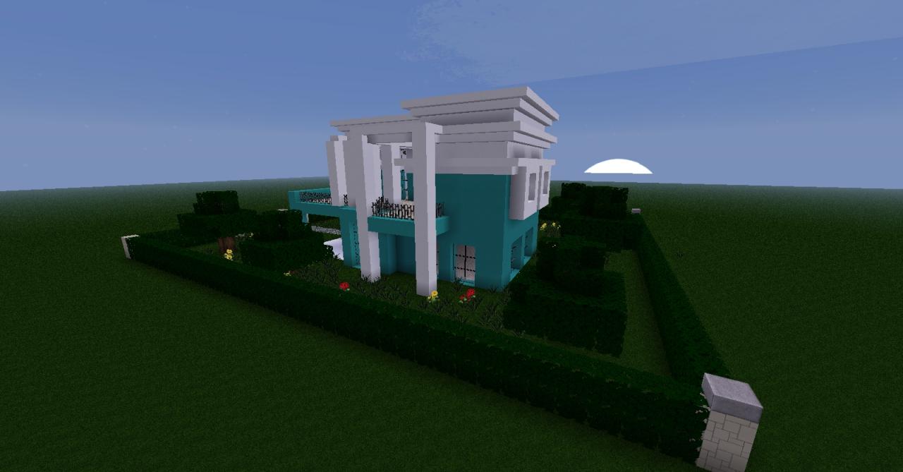 Modern House - Cyan Eye Minecraft Map