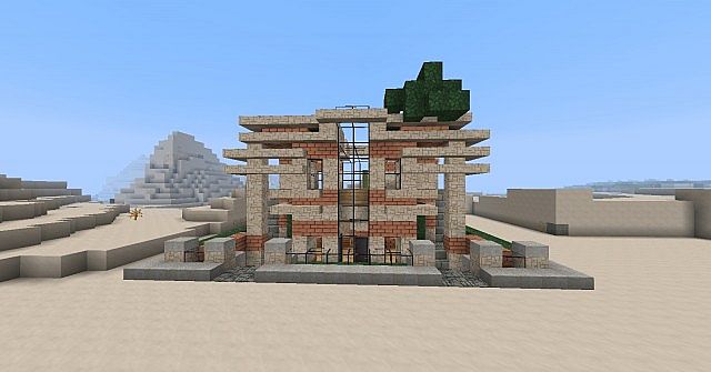 20x20 Modern House Minecraft Map