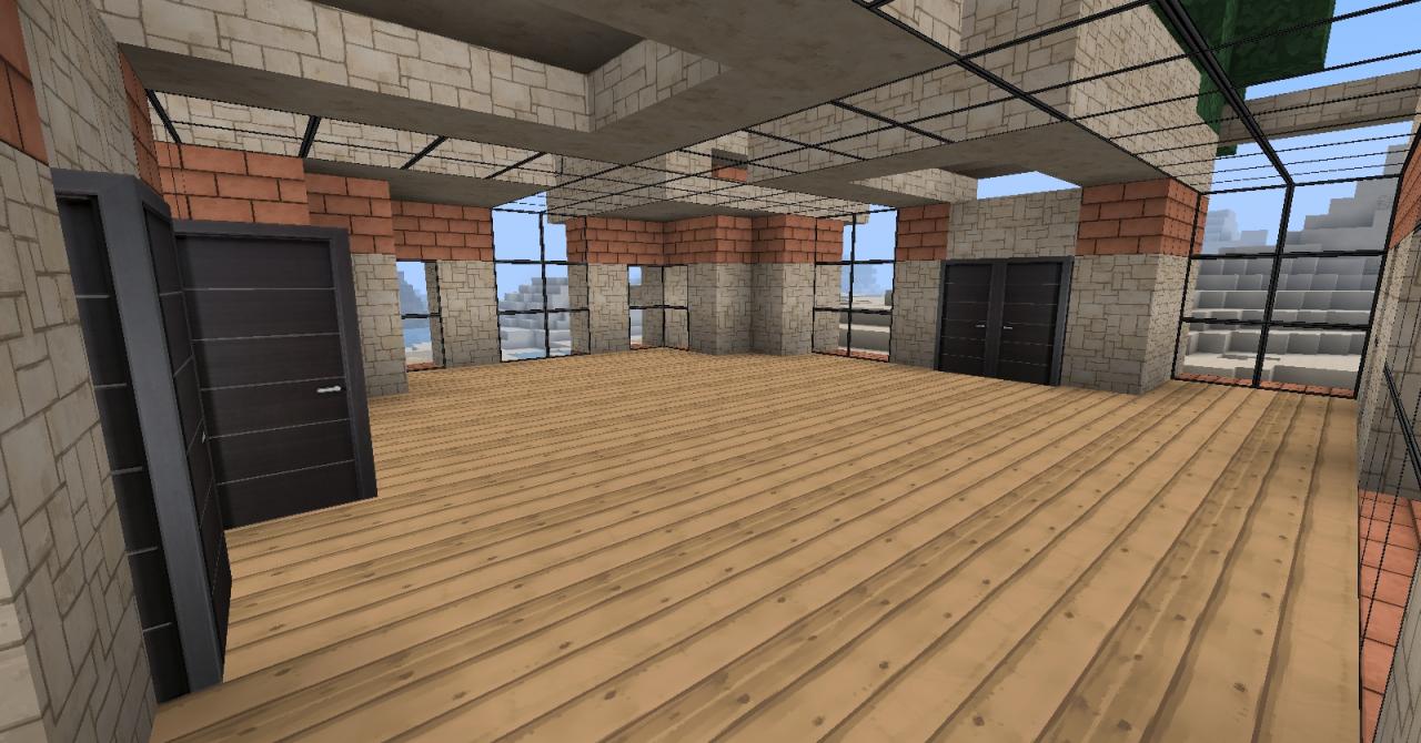 20x20 Modern House Minecraft Map