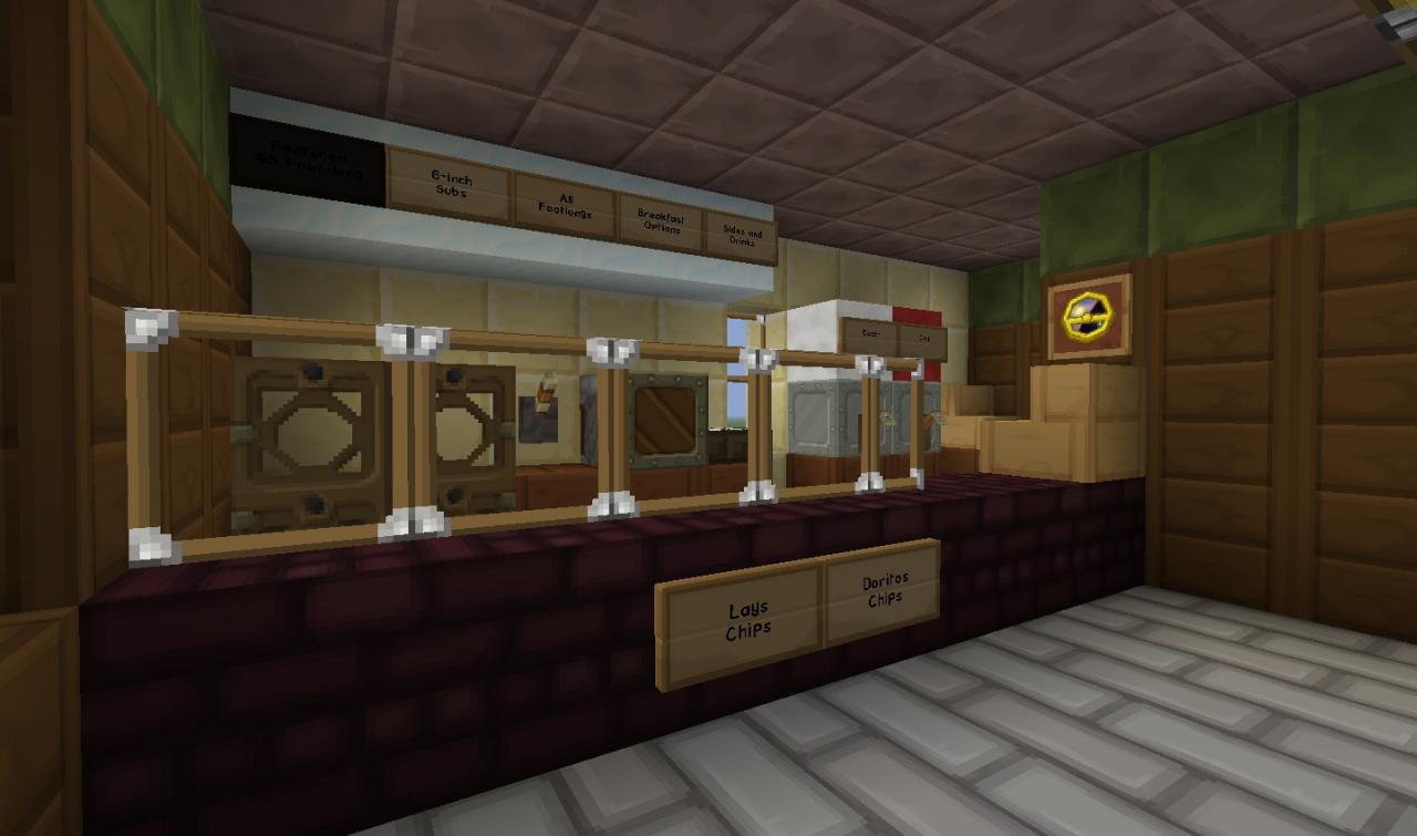 Subway (Restaurant) Minecraft Map