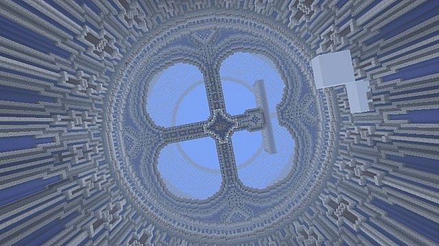 Futuristic spawn Minecraft Map