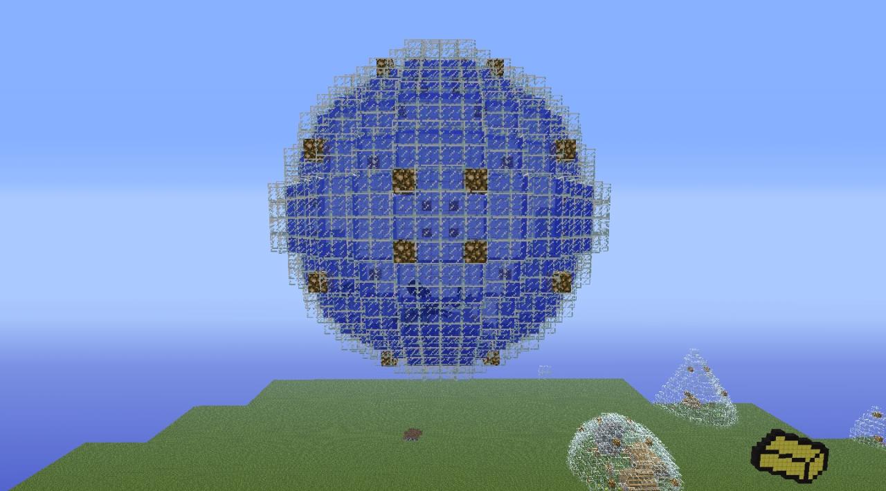 Water sphere Minecraft Map