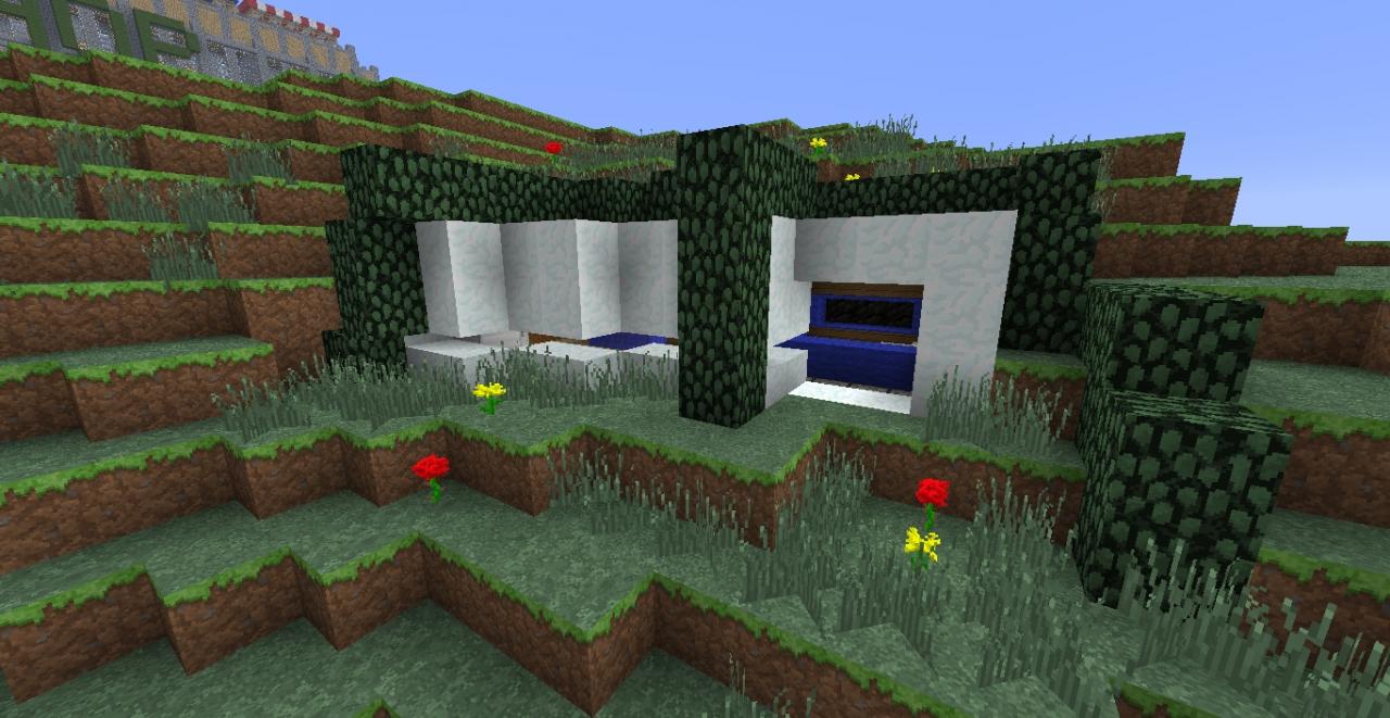 Modern cave home Minecraft Map