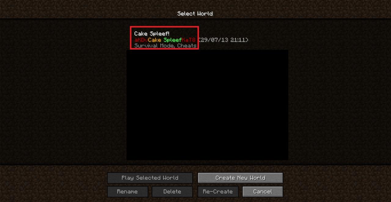 (Mini-Game) CAKE SPLEEF Minecraft Map