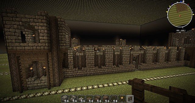 Simple, Defensive Fort/ Server Spawn Minecraft Map