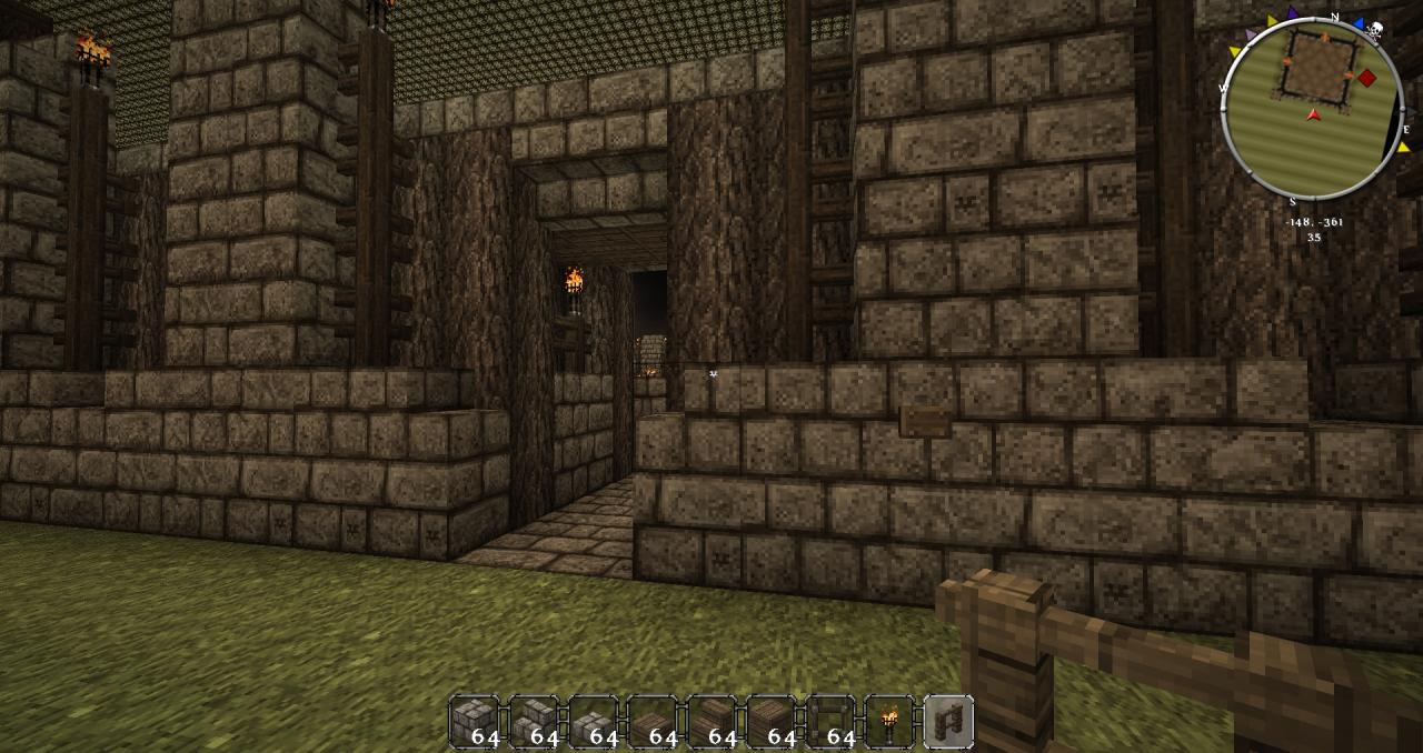 Simple, Defensive Fort/ Server Spawn Minecraft Map