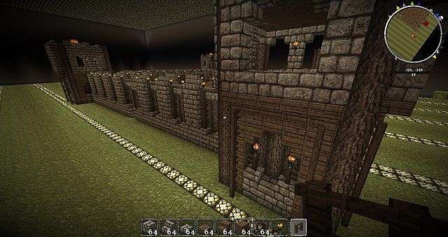 Simple, Defensive Fort/ Server Spawn Minecraft Map