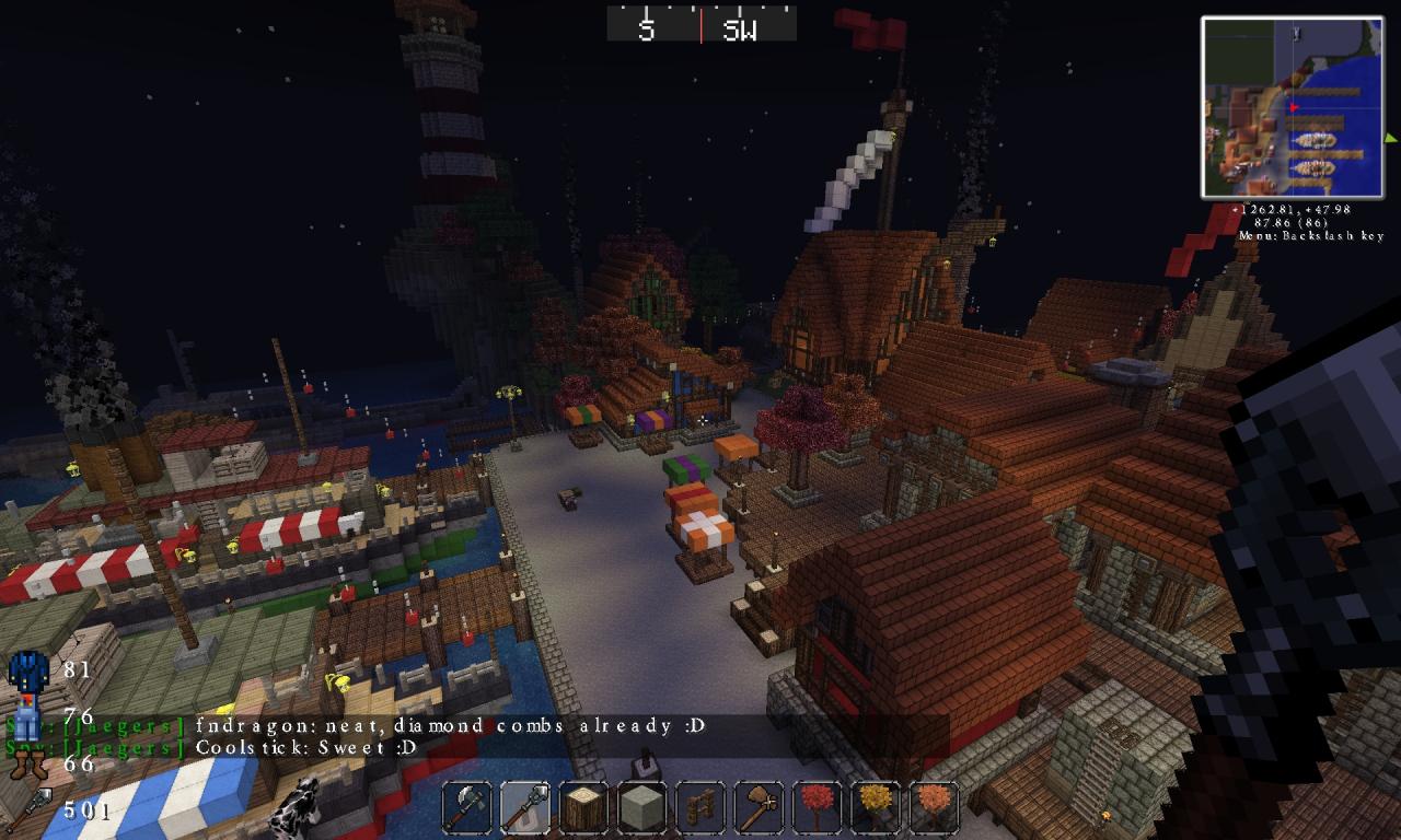 New World ModPack Spawn Minecraft Map