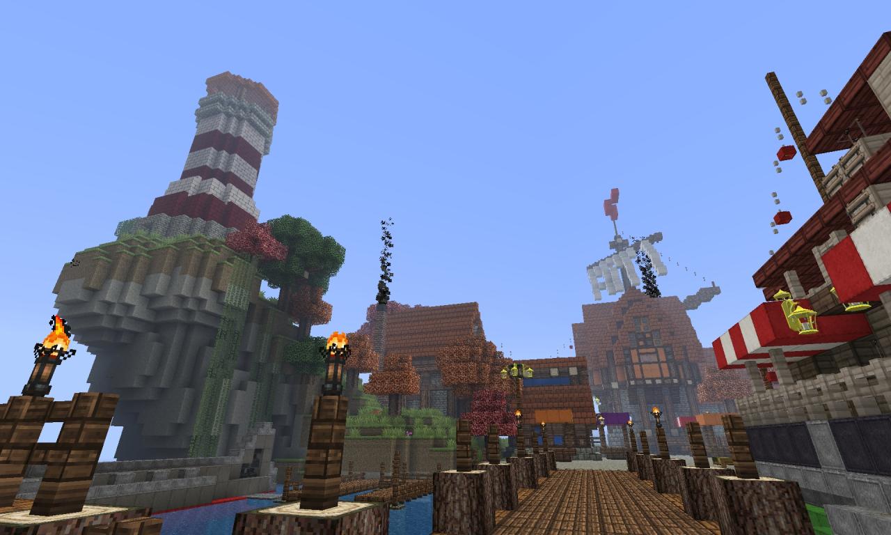 New World ModPack Spawn Minecraft Map