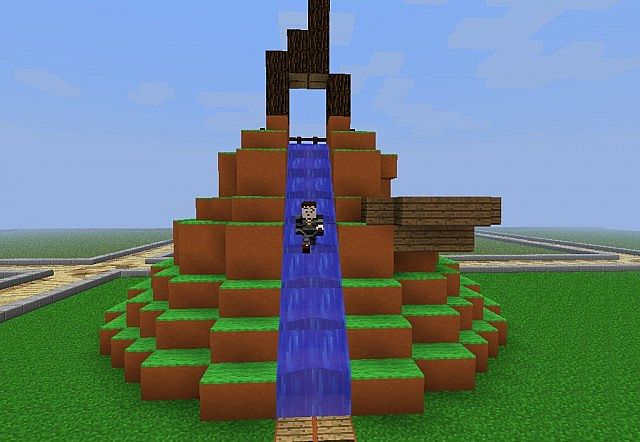 Splash Mountain Water Slide Minecraft Map