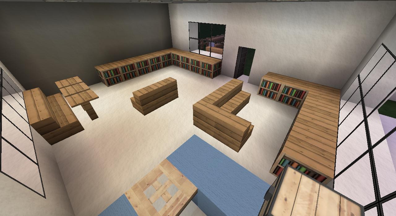 YMCA Modern City Gym Pool Minecraft Map