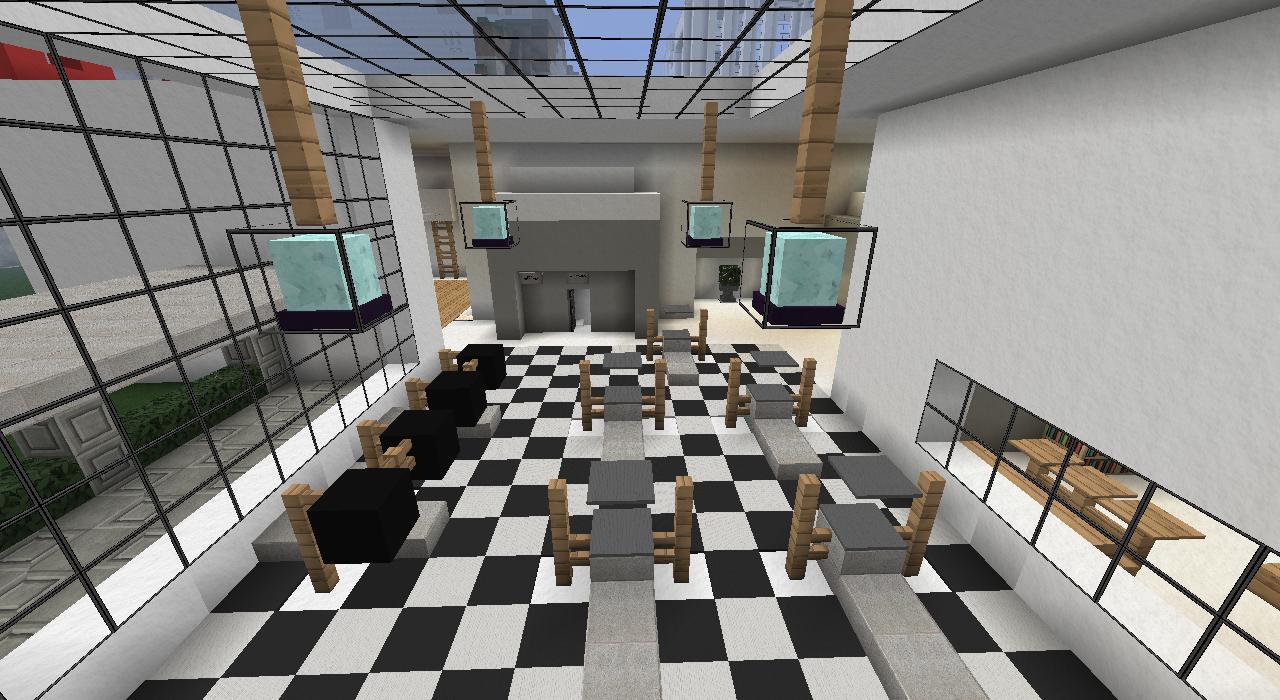 YMCA Modern City Gym Pool Minecraft Map