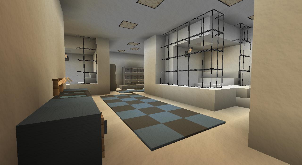 YMCA Modern City Gym Pool Minecraft Map