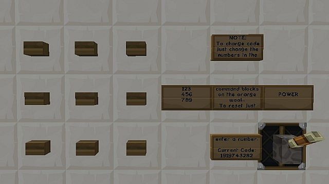 Codelock | Wireless Minecraft Map