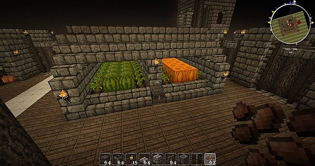 Defensive Fort/ Server spawn for survival mode (4 players) Minecraft Map