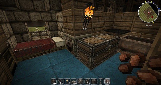 Defensive Fort/ Server spawn for survival mode (4 players) Minecraft Map