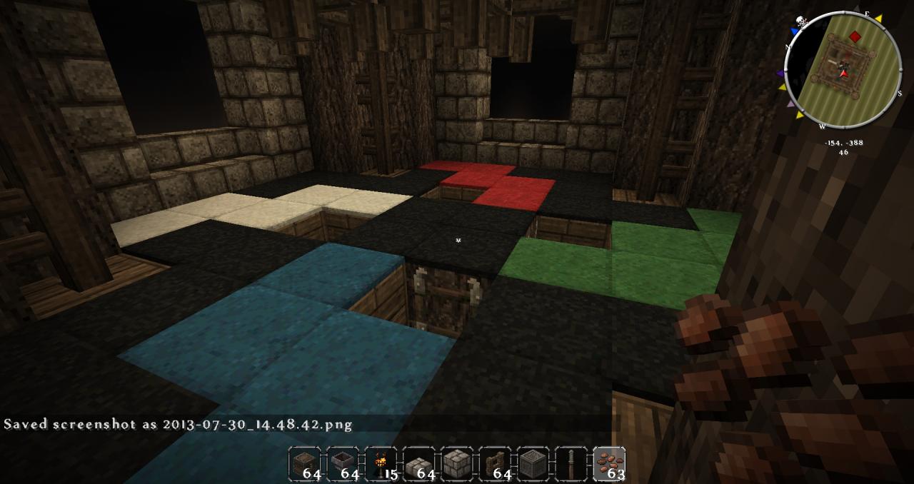 Defensive Fort/ Server spawn for survival mode (4 players) Minecraft Map