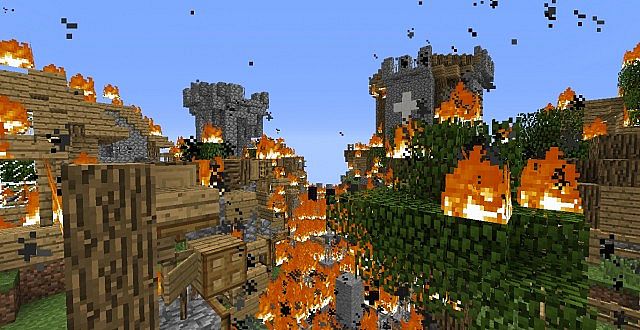 Lava Archipelango Survival Games, OVER 5000+ BLOCKS! Minecraft Map