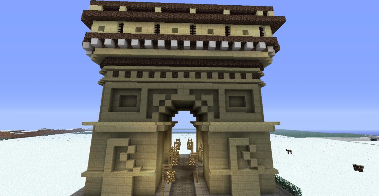 Arc de triomphe Minecraft Map