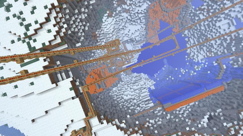 Epic RollarCoaster Minecart! Minecraft Map