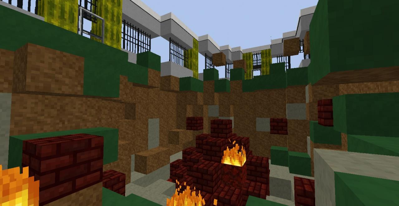 Meteor Crash PvP Arena (2-4 players) Fun For All Minecraft Map