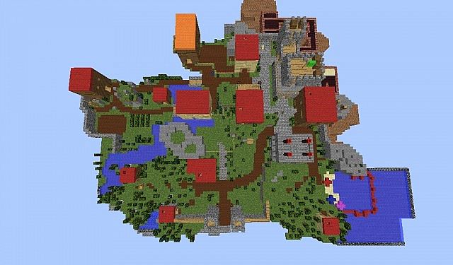 Tibia Rookgaard in Minecraft Minecraft Map