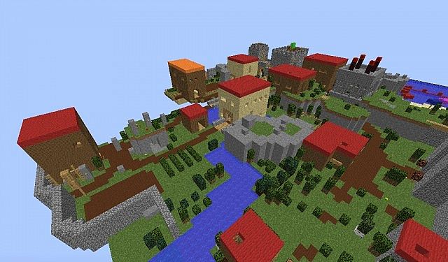 Tibia Rookgaard in Minecraft Minecraft Map