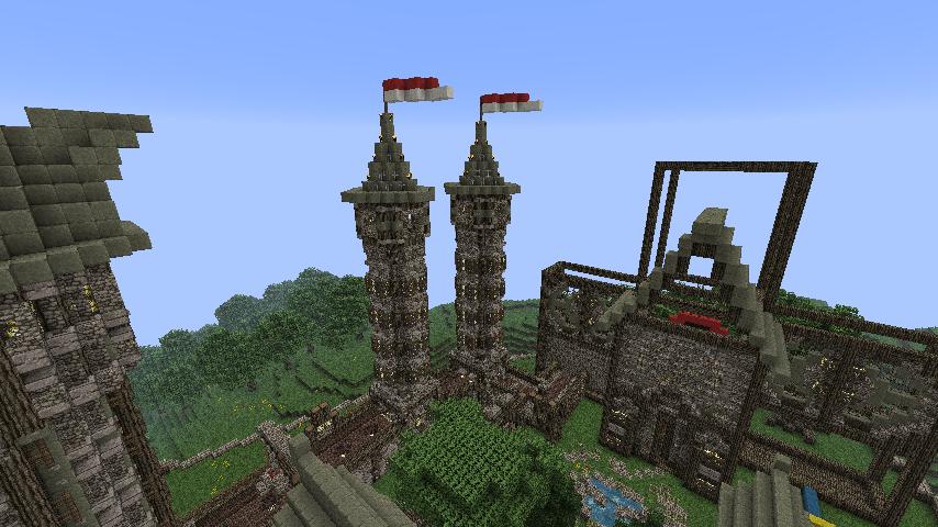 The castle of Rooklan Minecraft Map