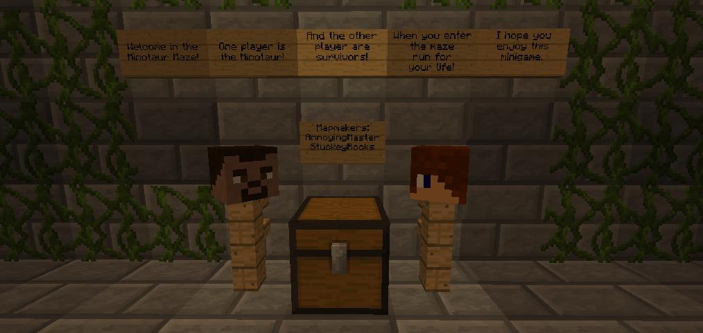 Minotaur Maze! Minecraft Project