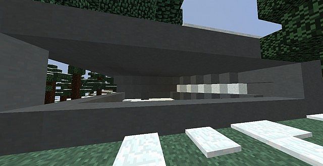 Icy Modern House. (Inspired by Bdouble0) Minecraft Map