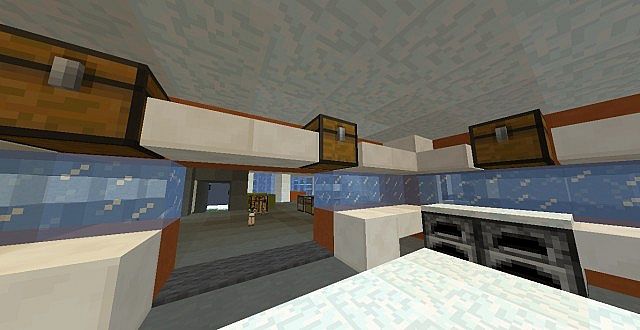 Icy Modern House. (Inspired by Bdouble0) Minecraft Map