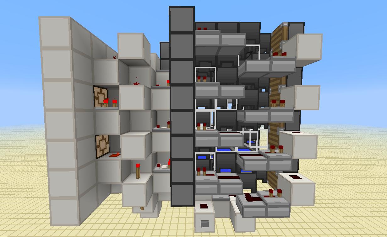 Super Compact Piston Tape Minecraft Map