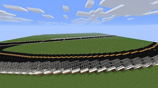 Life size Mc Daytona International Speedway Minecraft Project