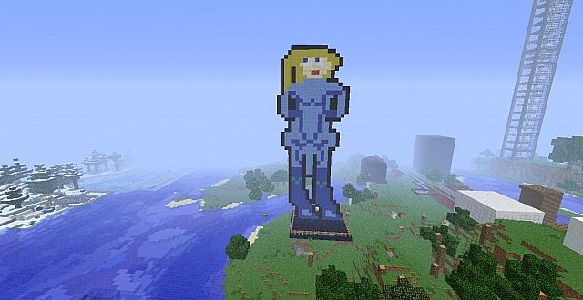 Zero Suit Samus Minecraft Map