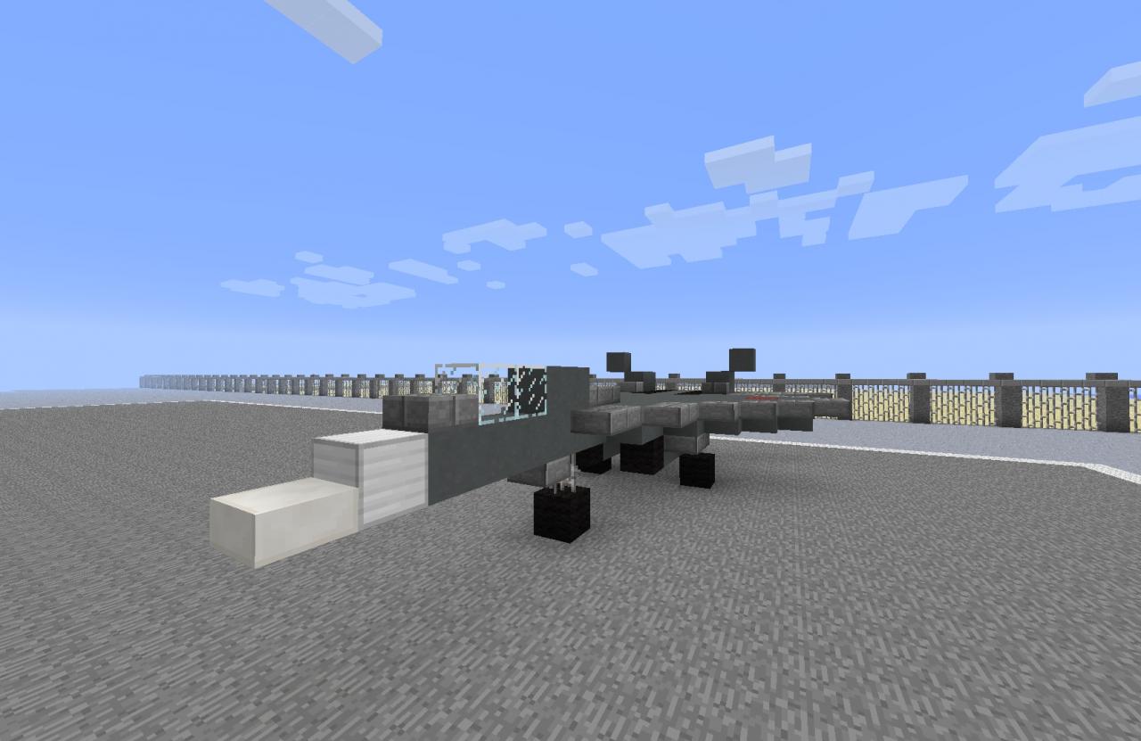 Sukhoi PAK FA T-50 Fighter Jet Minecraft Map