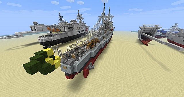 Just a WW2 Destroyer + Shematic Minecraft Map