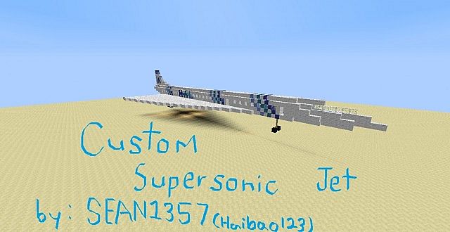 Custom Supersonic Jet (HAL Livery) Minecraft Map