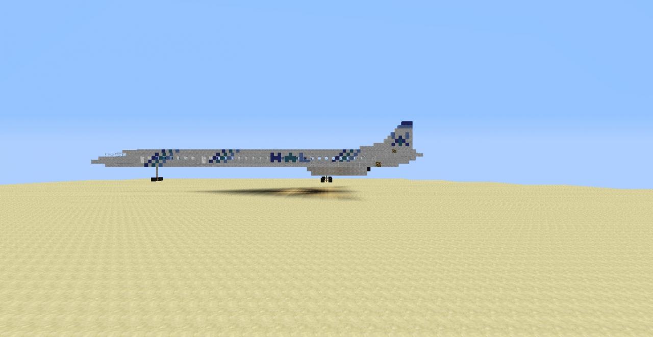 Custom Supersonic Jet (HAL Livery) Minecraft Map
