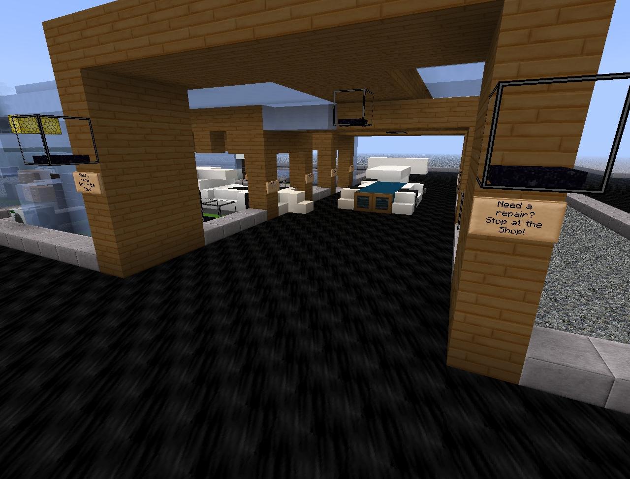 ATC (Architect Craft Community) Car Shop/Rest Area Minecraft Map