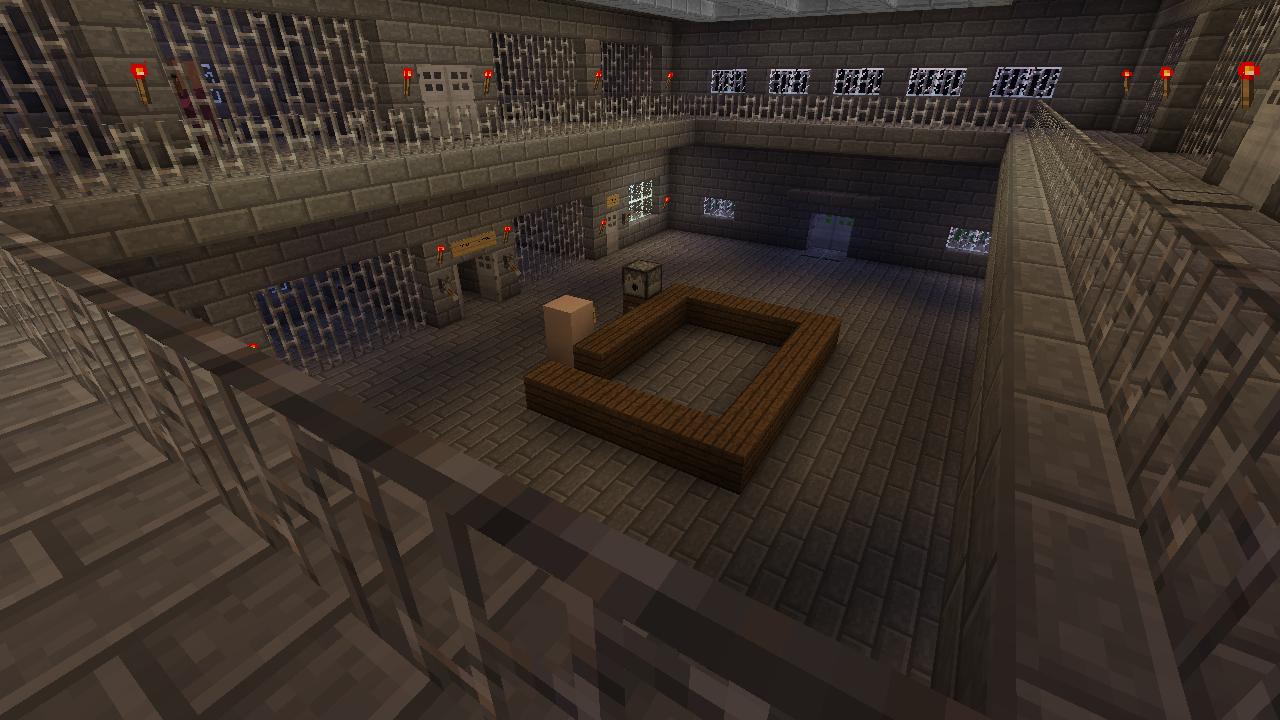 Prison Jail with execution chamber Minecraft Map