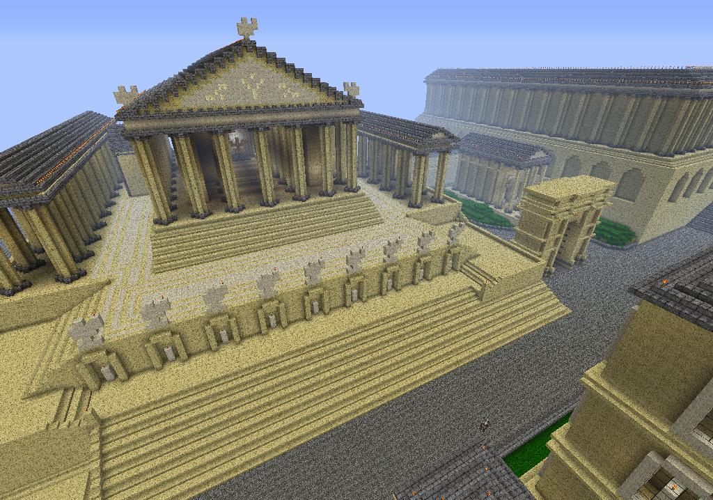 The Temple to Venus and Roma Minecraft Map