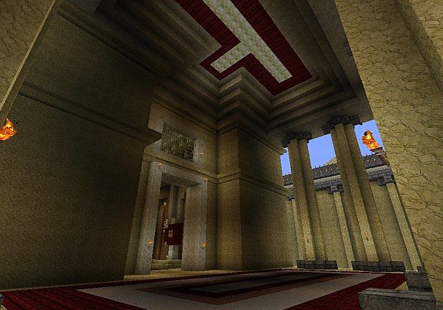 The Temple to Antoninus & Faustina / The Temple of Romulus Minecraft Map