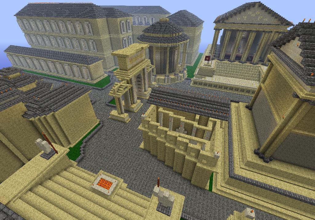 The Temple to Antoninus & Faustina / The Temple of Romulus Minecraft Map