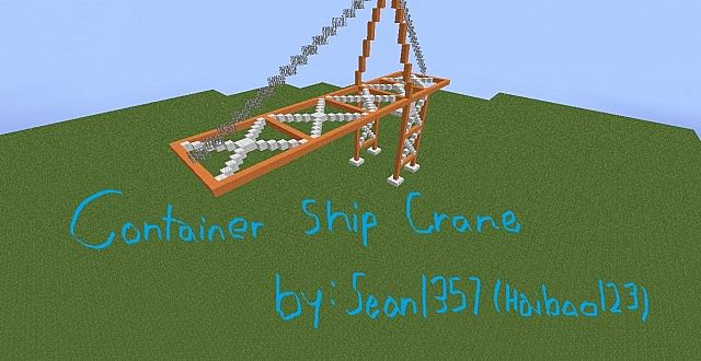 Container Ship Crane Minecraft Map