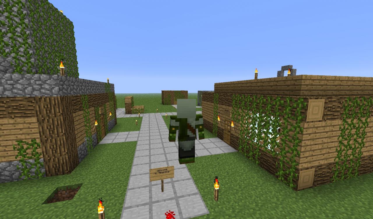 Zombies V.S Humans Map Minecraft Map