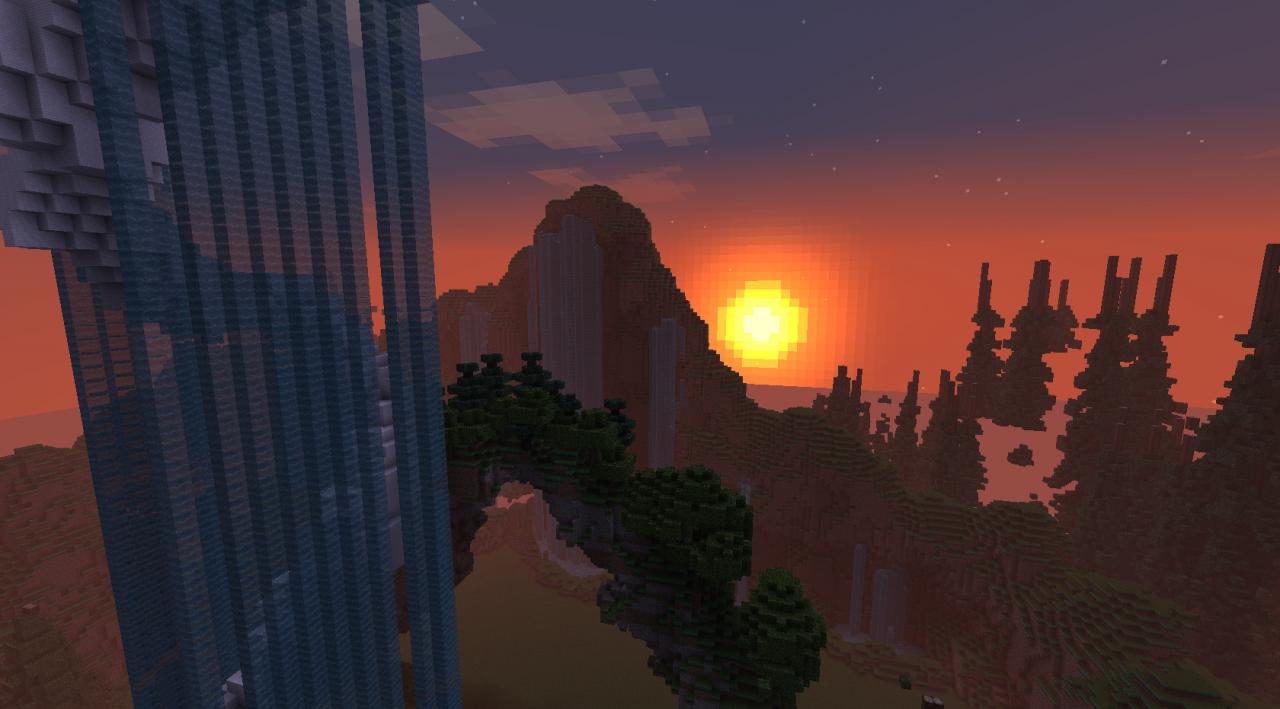 Cataracta Vallem - Waterfall Valley. Minecraft Map